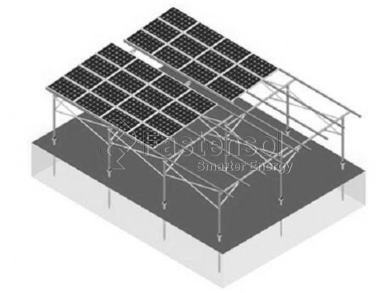 Custom Solar Farm Mounting Structure,Solar Farm Mounting ...